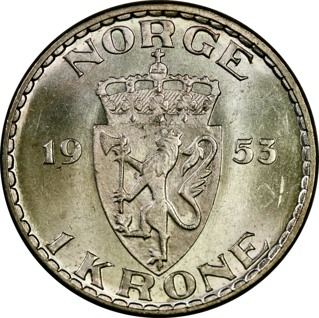 1 krone 1953 (choice!) - Denarius