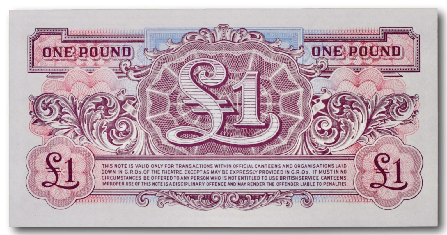 British Armed Forces, 1 pound 1948 - Denarius