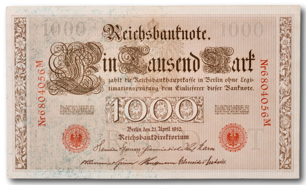 Germany, 1000 mark 1910 - Denarius